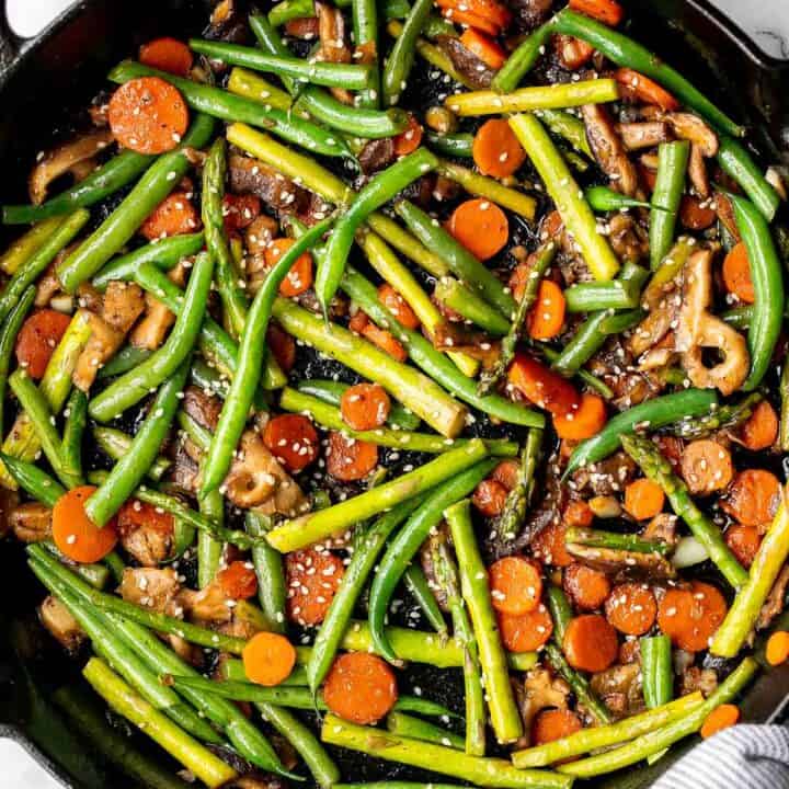 Spring Vegetable Stir Fry - Ahead of Thyme