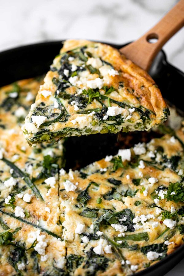 Spring Vegetable Frittata - Ahead of Thyme