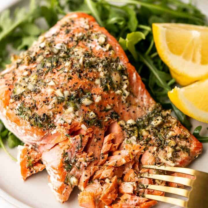 Greek Salmon - Ahead of Thyme