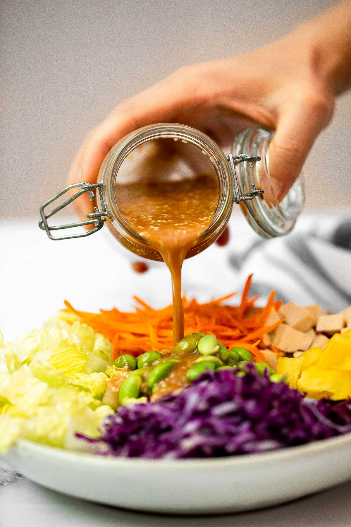 Creamy Sesame Dressing - Ahead of Thyme