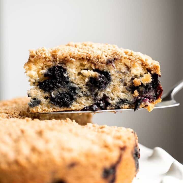 Blueberry Buckle Cake - Ahead of Thyme
