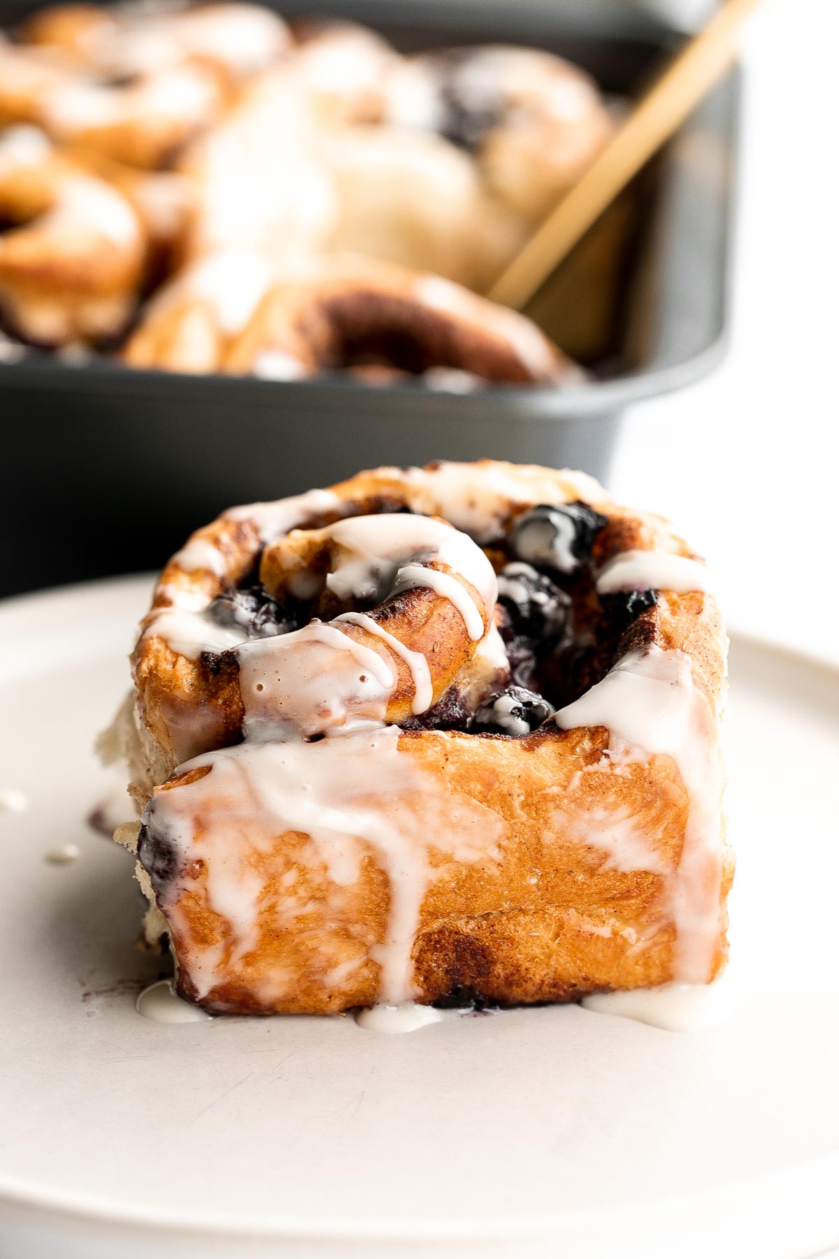 Blueberry Cinnamon Rolls - Ahead of Thyme