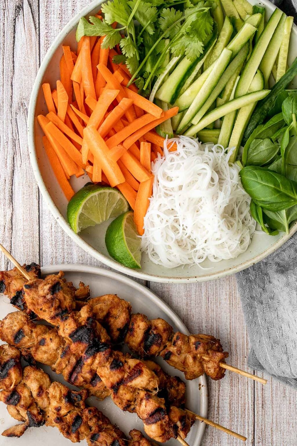 Vietnamese Summer Rolls with Chicken - Ahead of Thyme