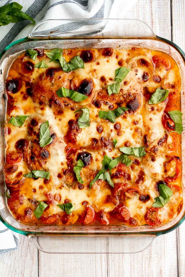 Baked Caprese Chicken - Ahead of Thyme