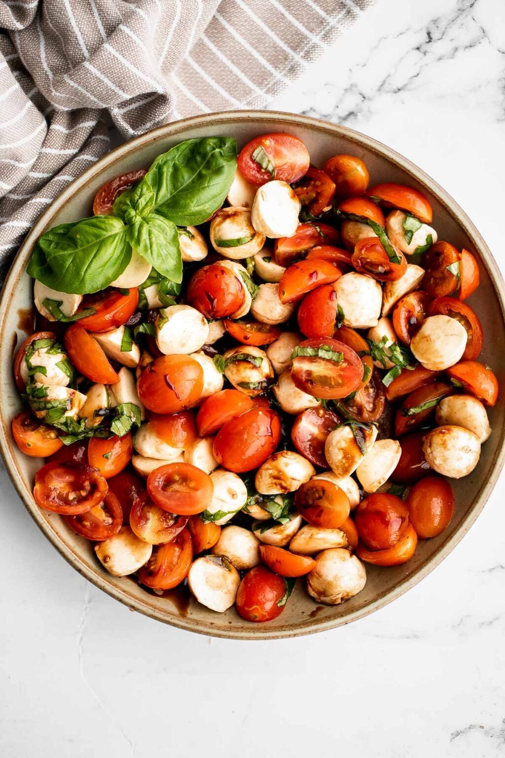 Tomato and Mozzarella Caprese Salad - Ahead of Thyme