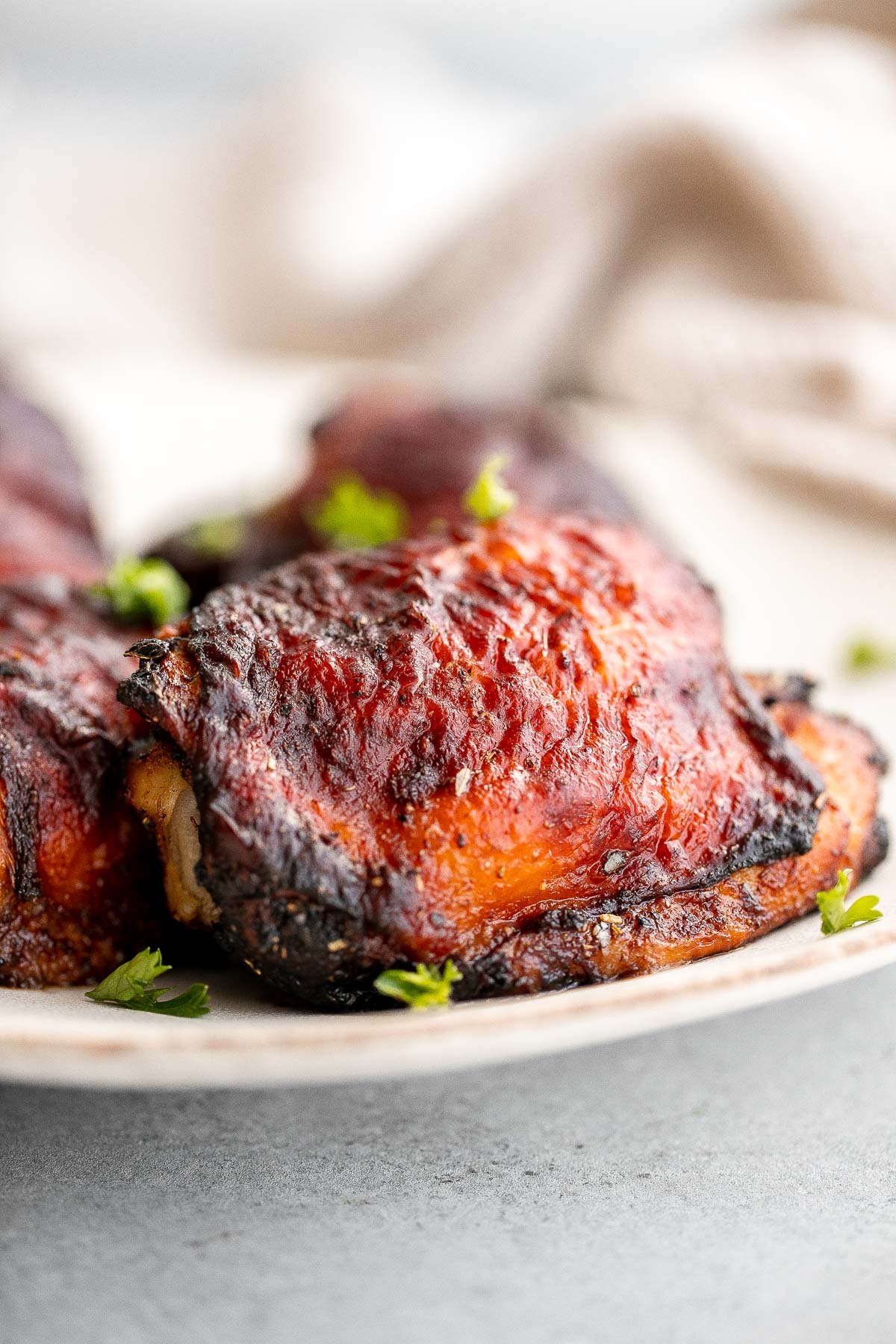 Air Fryer Chicken Thighs - Ahead of Thyme