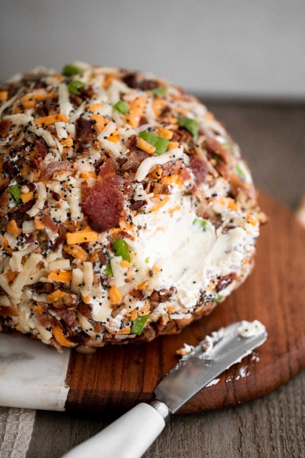 Bacon Cheddar Cheese Ball - Ahead of Thyme