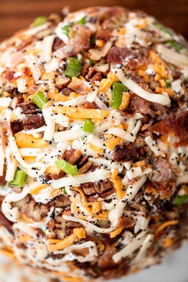 Bacon Cheddar Cheese Ball - Ahead of Thyme