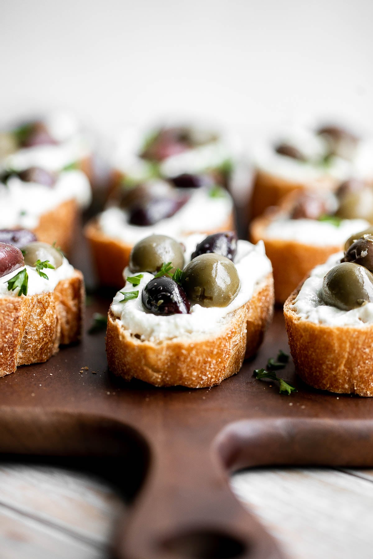 Whipped Feta Crostini - Ahead of Thyme
