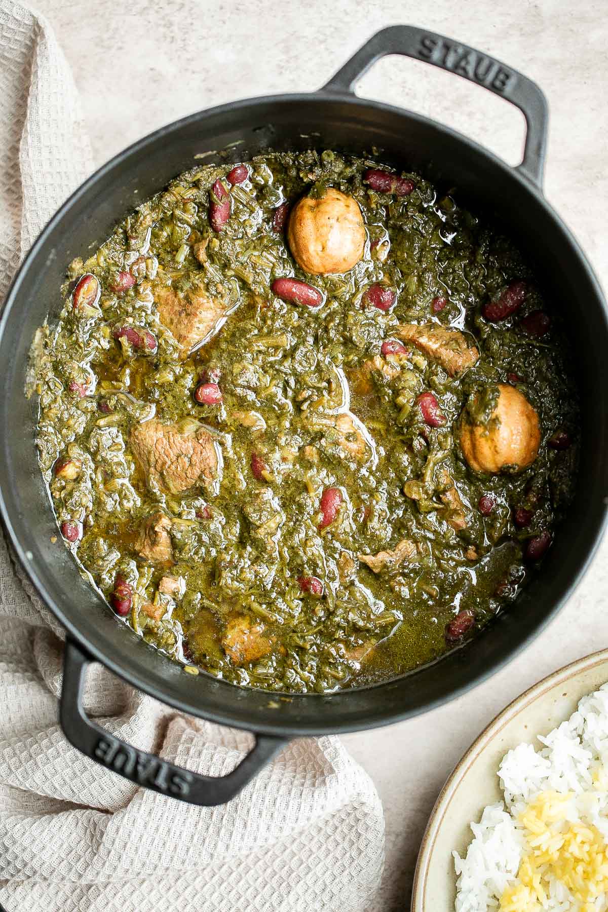 Ghormeh Sabzi (Persian Herb Stew) - Ahead of Thyme