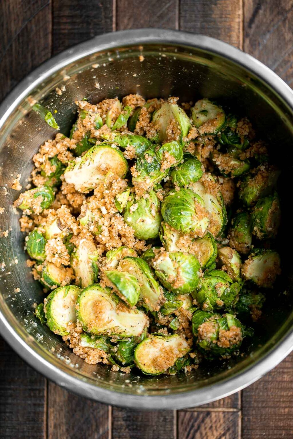 Parmesan Crusted Brussels Sprouts - Ahead of Thyme