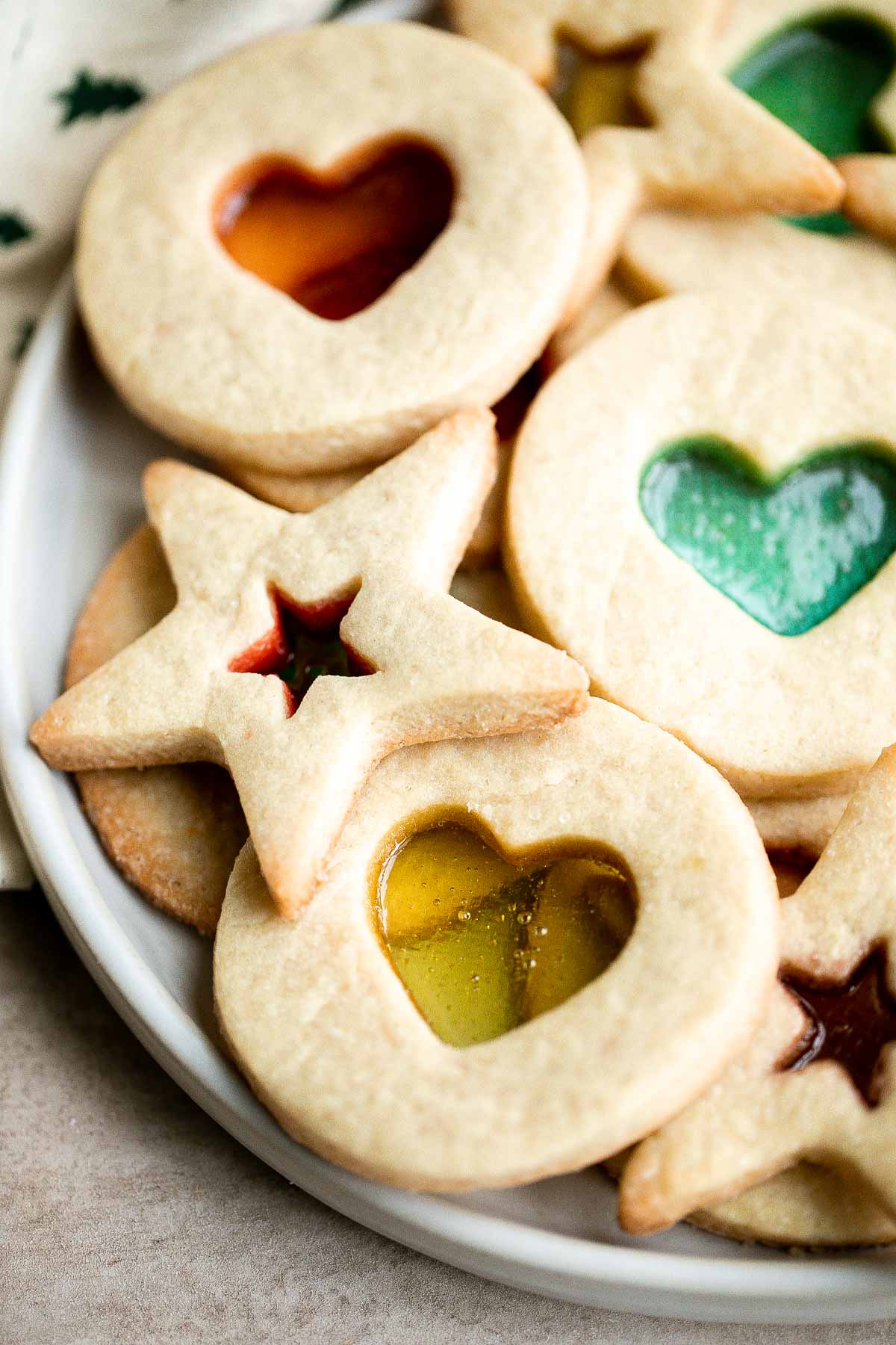 Stained Glass Window Cookies - Ahead of Thyme