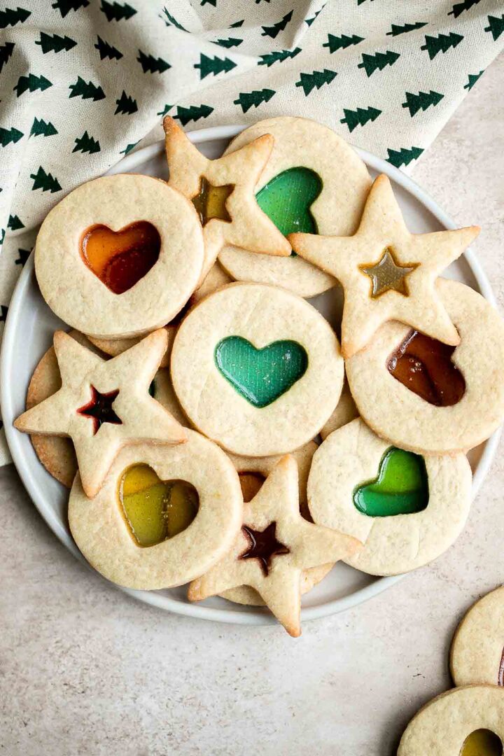Stained Glass Window Cookies - Ahead of Thyme