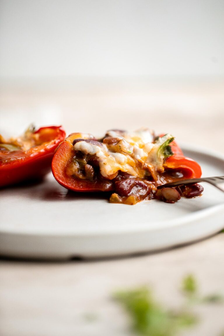Chili Stuffed Peppers - Ahead of Thyme