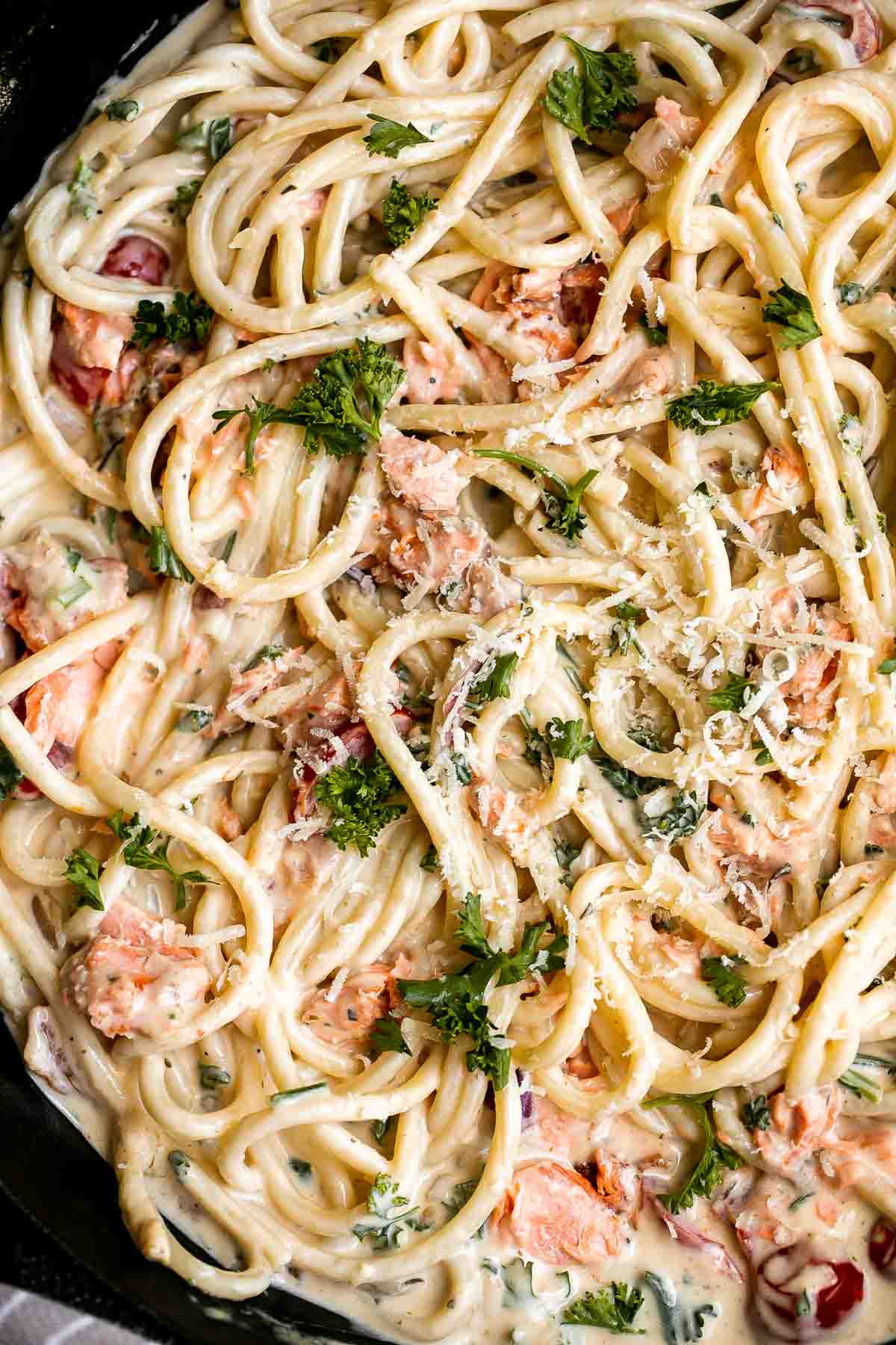 Creamy Salmon Pasta - Ahead of Thyme