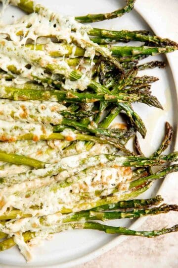 Cheesy Roasted Asparagus - Ahead of Thyme