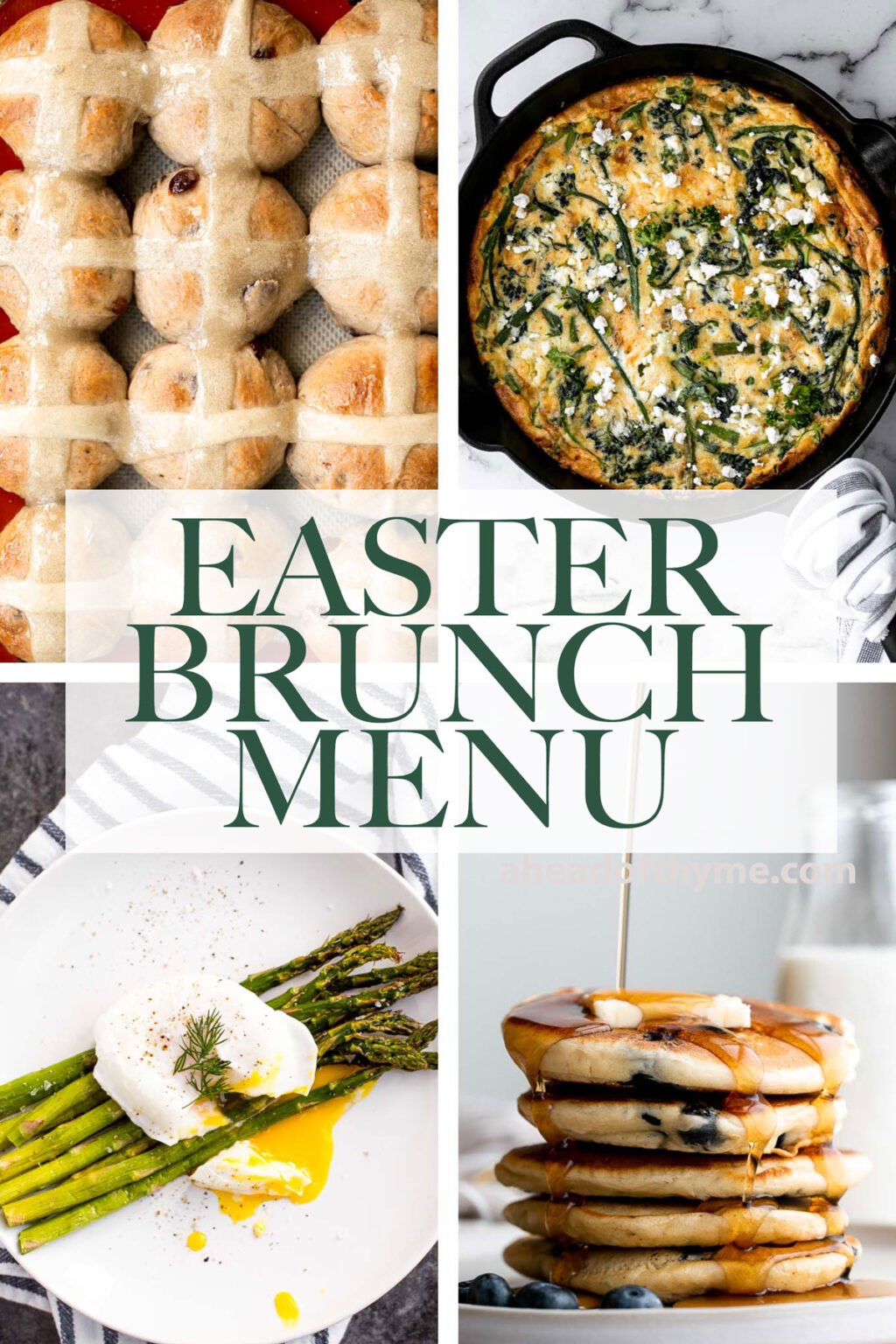 Easter Brunch Menu - Ahead of Thyme