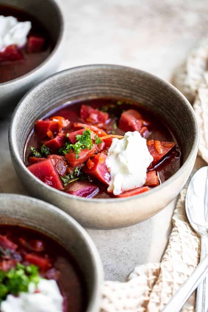 Borscht (Beet Soup) - Ahead of Thyme