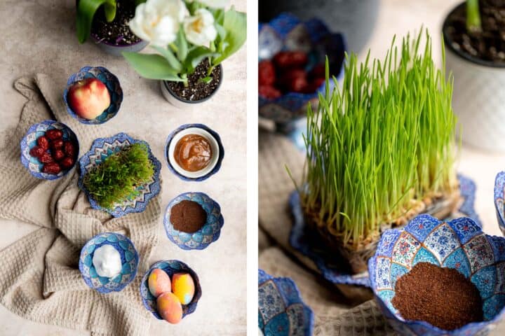 Haft-Sin Table for Norouz (Persian New Year) - Ahead of Thyme