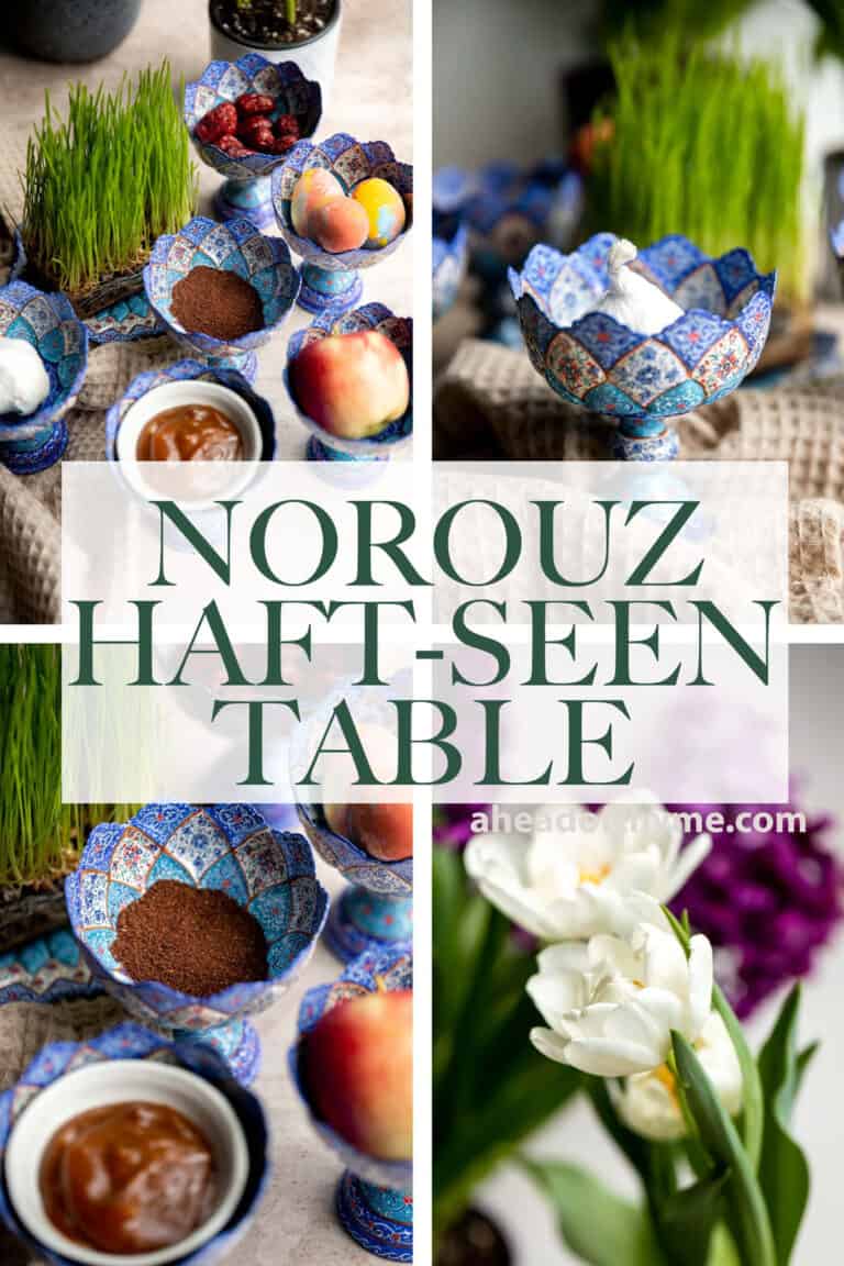 Haft-Sin Table for Norouz (Persian New Year) - Ahead of Thyme