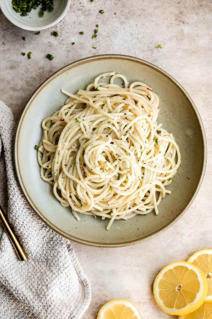 Lemon Butter Pasta - Ahead of Thyme