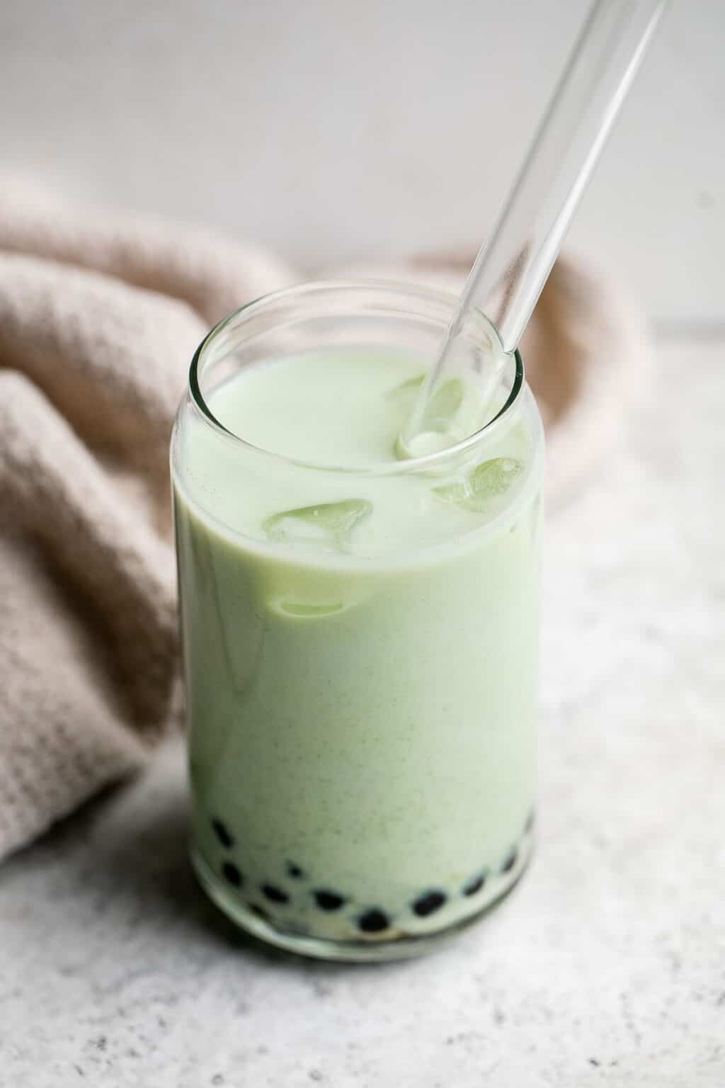 Matcha Milk Tea - Ahead of Thyme