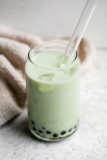 Matcha Milk Tea - Ahead of Thyme