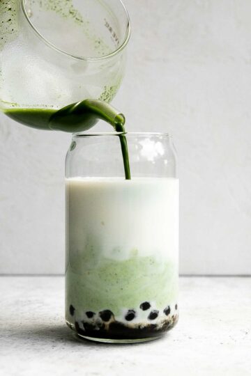 Matcha Milk Tea - Ahead of Thyme