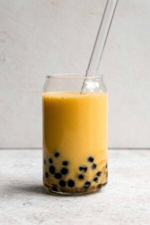 Mango Bubble Tea - Ahead of Thyme