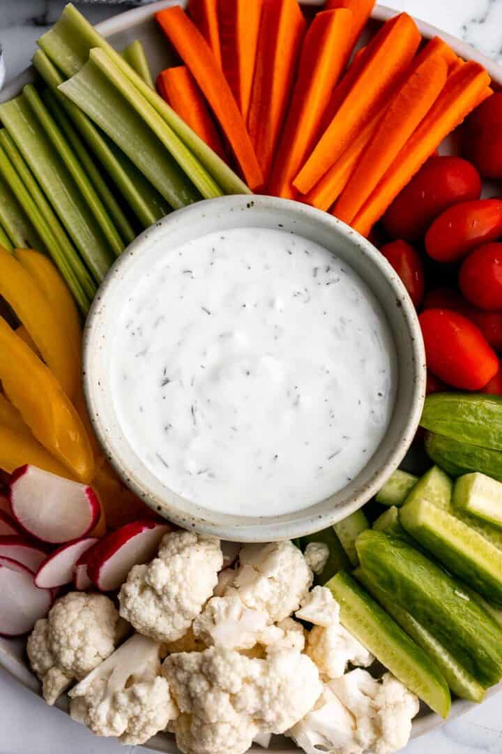 Homemade Ranch Dip - Ahead of Thyme