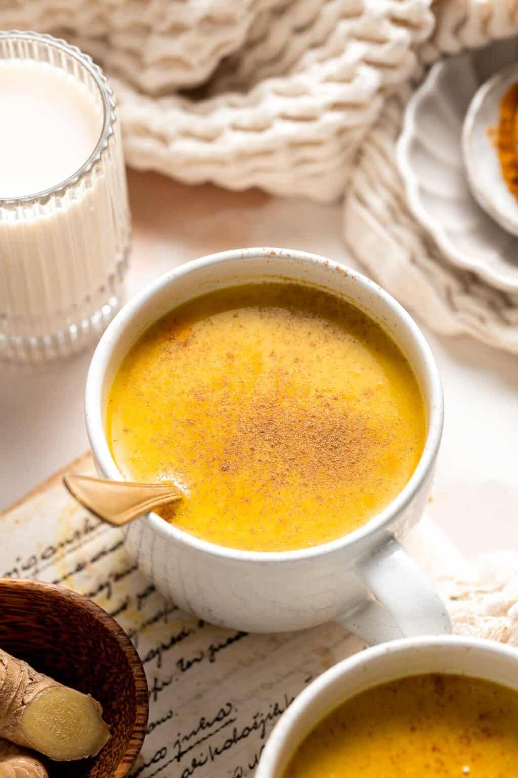 Golden Milk Turmeric Latte - Ahead of Thyme