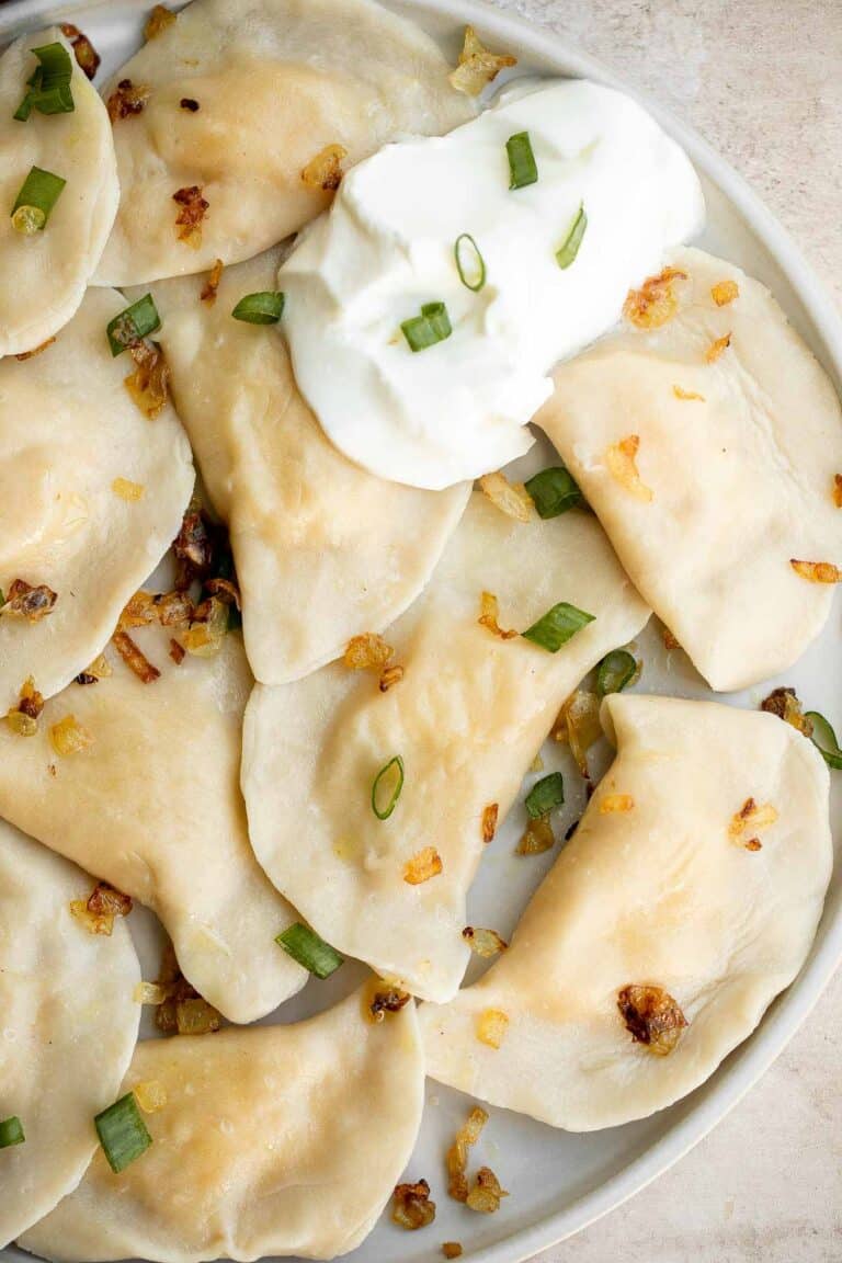Homemade Potato and Cheese Perogies - Ahead of Thyme