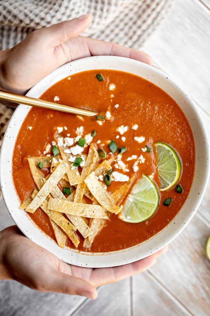 Pinto Bean Soup (Sopa Tarasca) - Ahead of Thyme