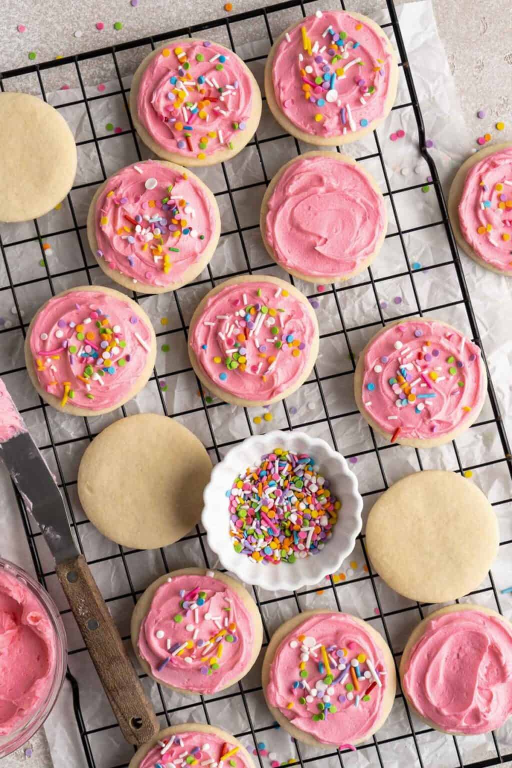 Lofthouse Cookies (Soft Frosted Sugar Cookies) - Ahead of Thyme