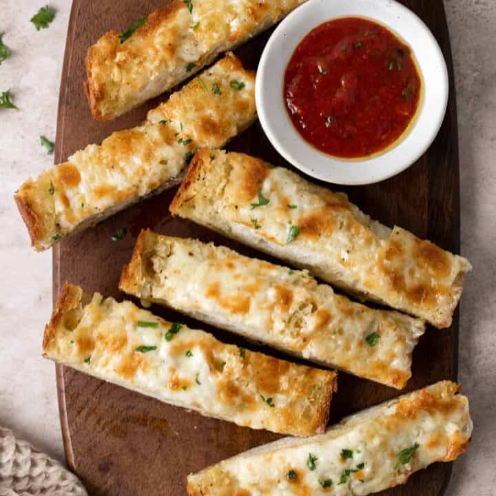 Cheesy Garlic Bread - Ahead of Thyme