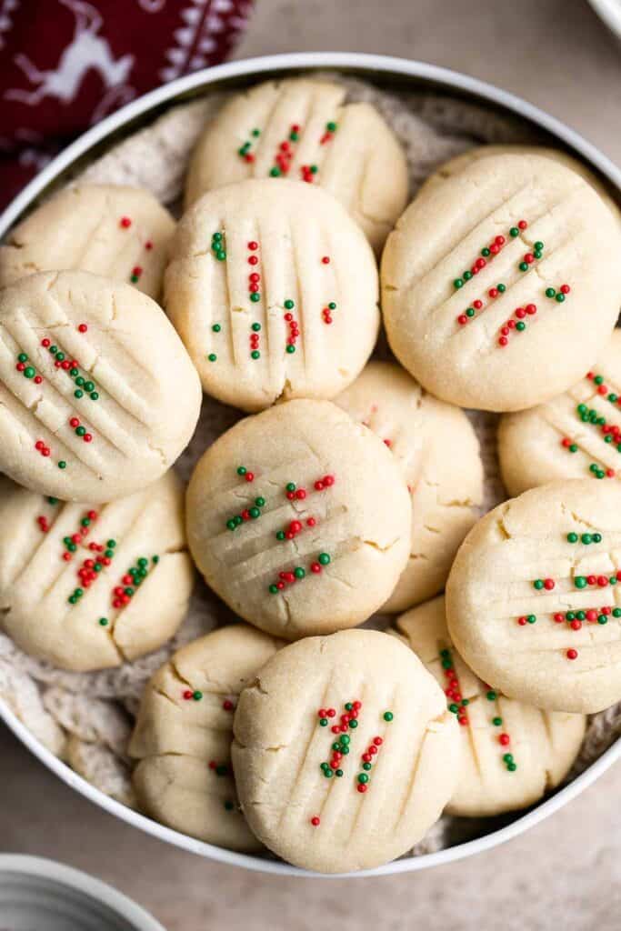 Whipped Shortbread Cookies - Ahead of Thyme
