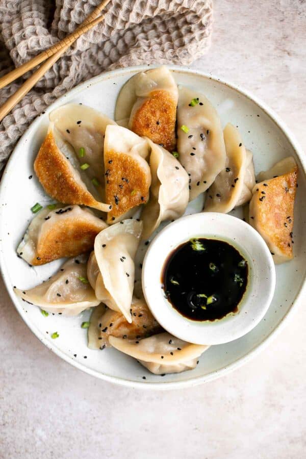 Kimchi Dumplings - Ahead of Thyme