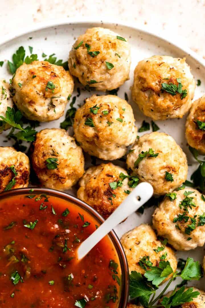 Chicken Meatballs - Ahead of Thyme