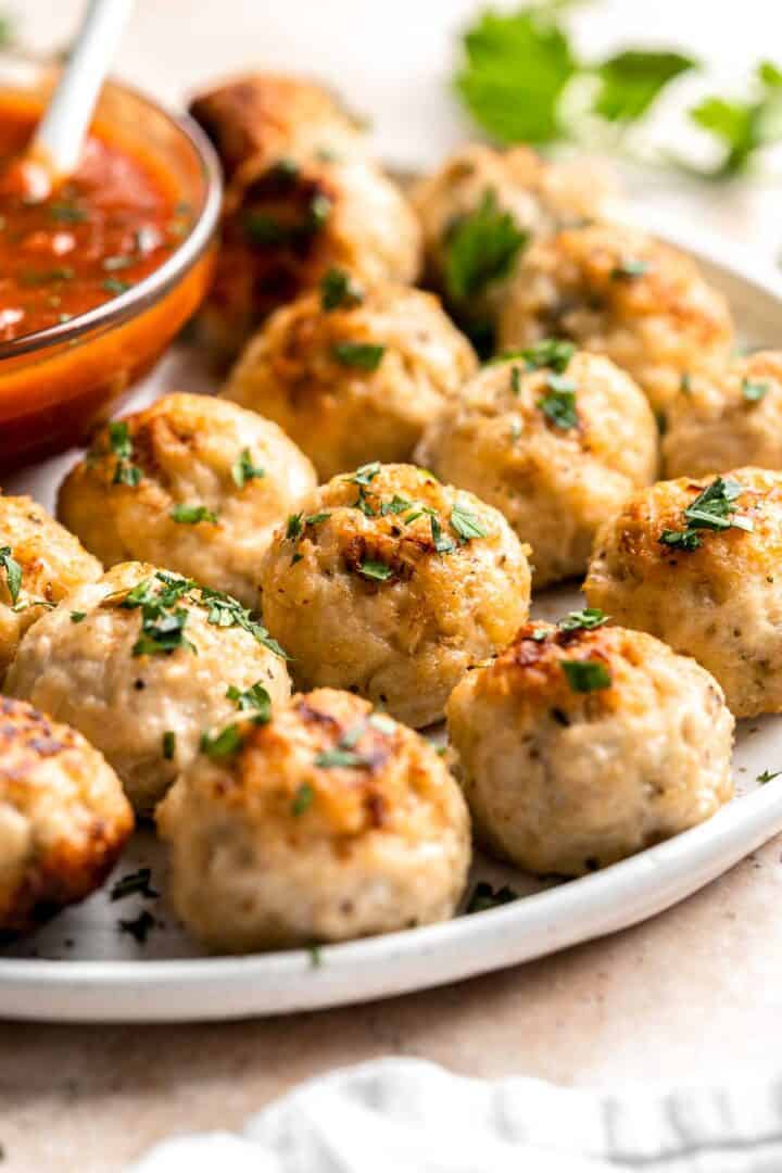 Chicken Meatballs - Ahead of Thyme