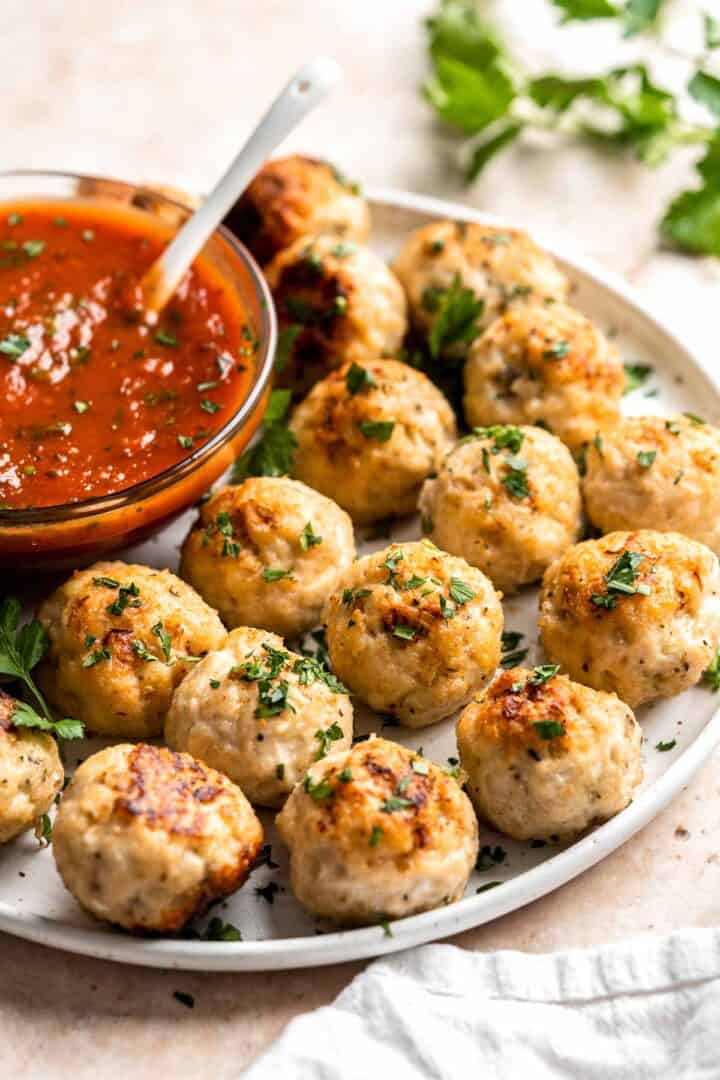 Chicken Meatballs - Ahead of Thyme