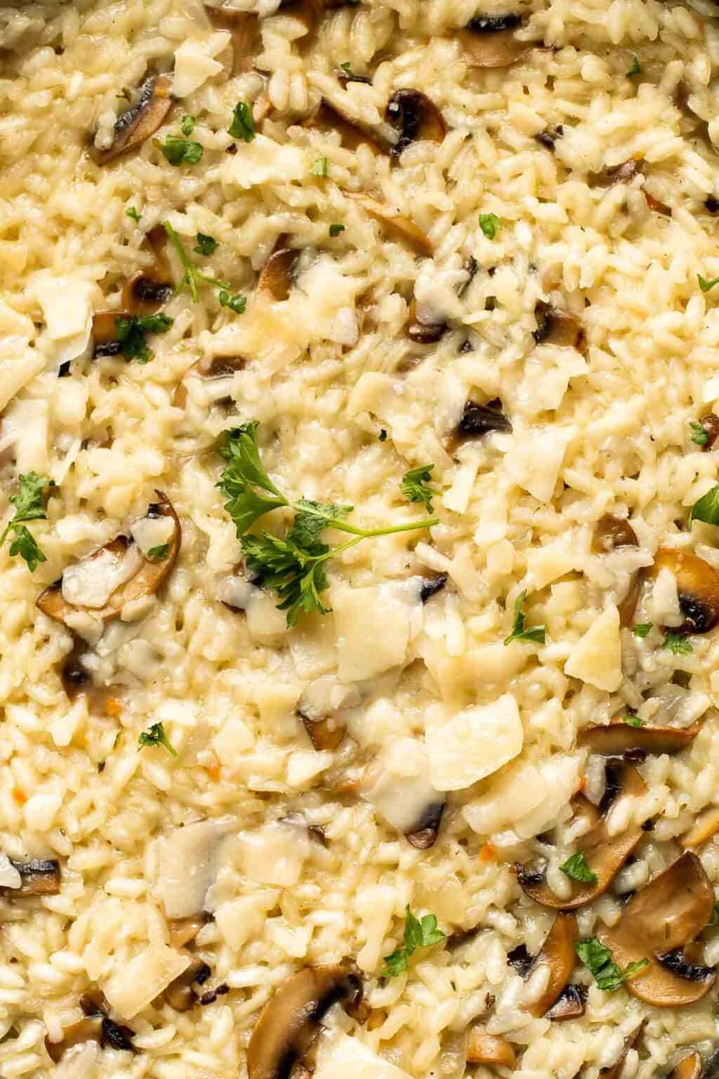 Mushroom Risotto - Ahead of Thyme