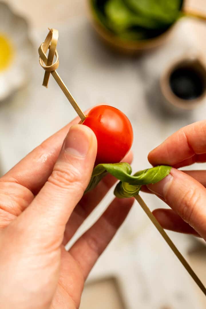 Caprese Skewers - Ahead of Thyme