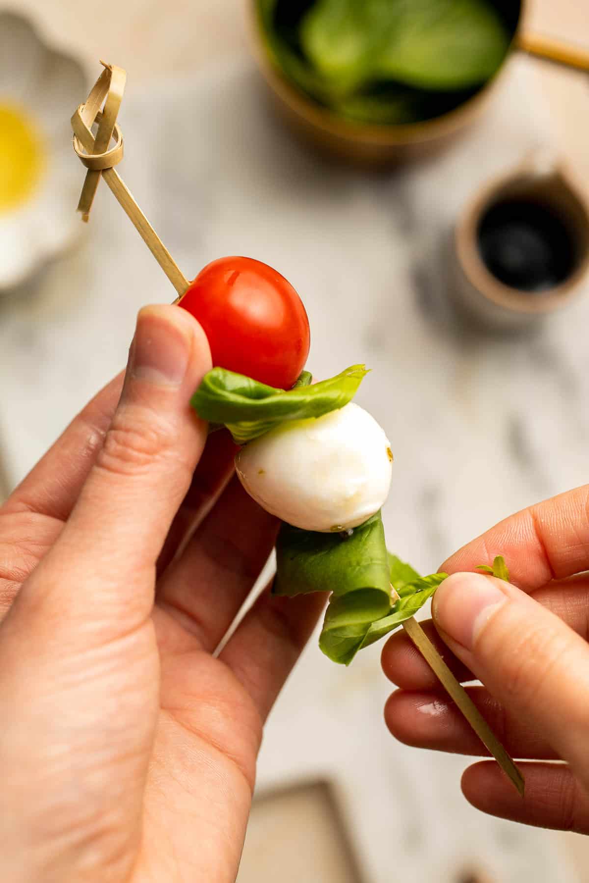 Caprese Skewers - Ahead of Thyme