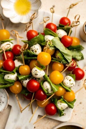 Caprese Skewers - Ahead of Thyme