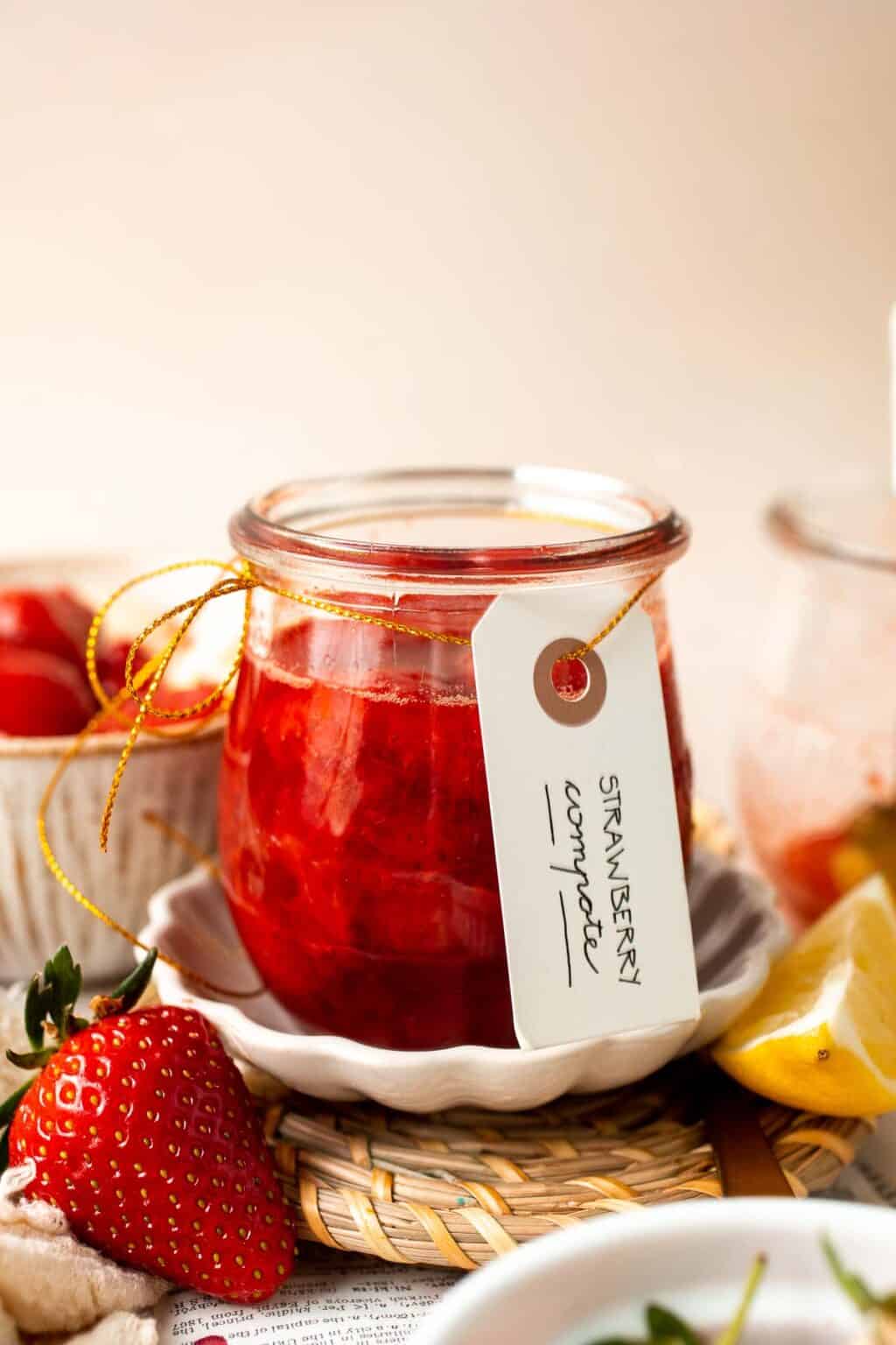 Strawberry Compote - Ahead of Thyme