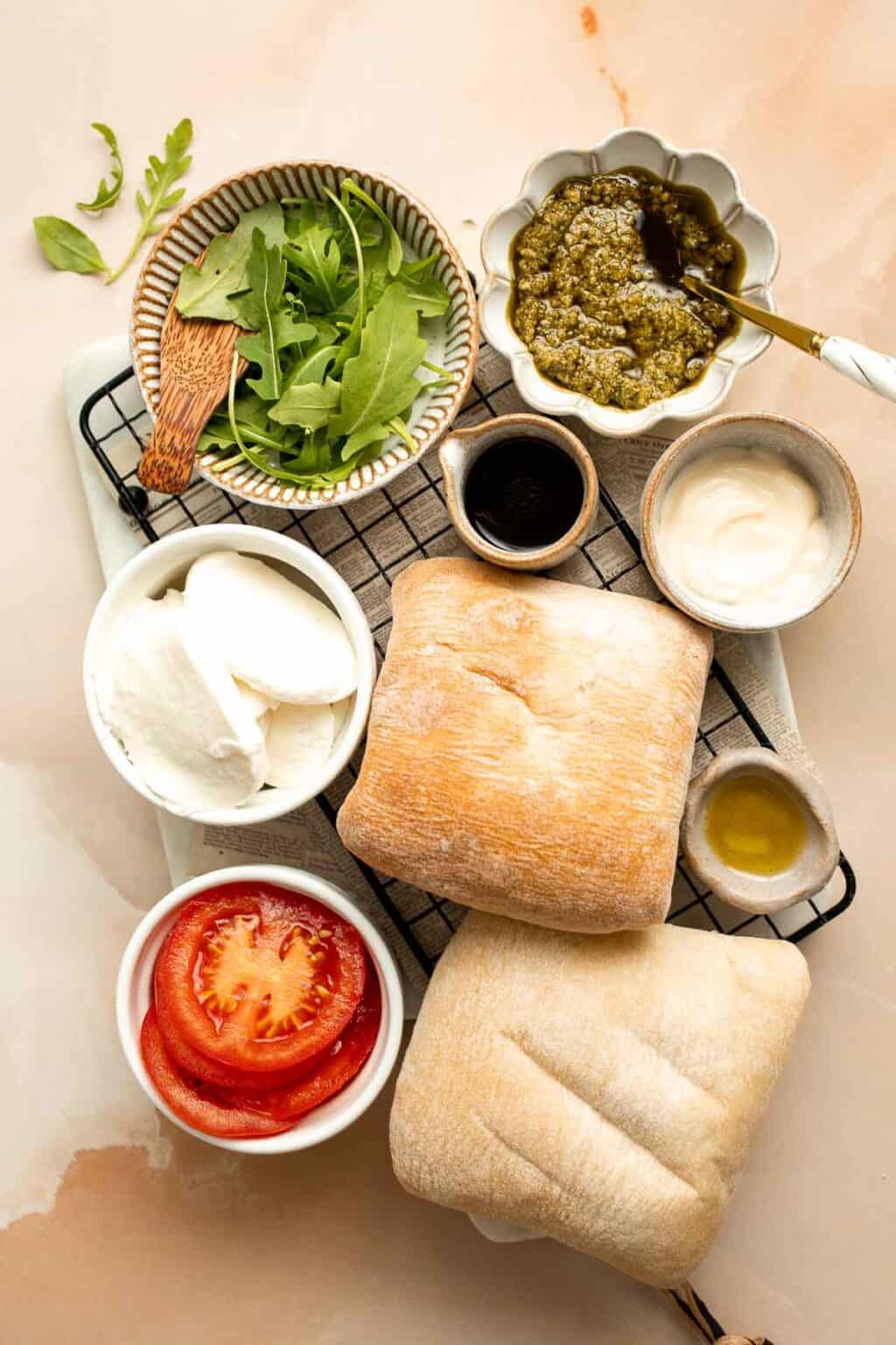 Caprese Sandwich - Ahead of Thyme