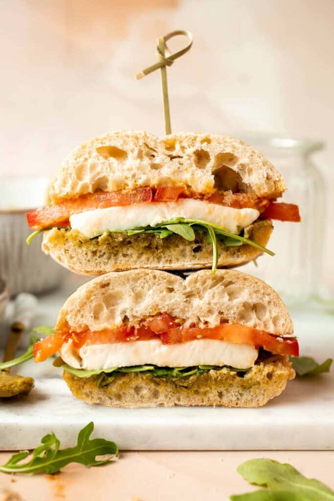Caprese Sandwich - Ahead of Thyme