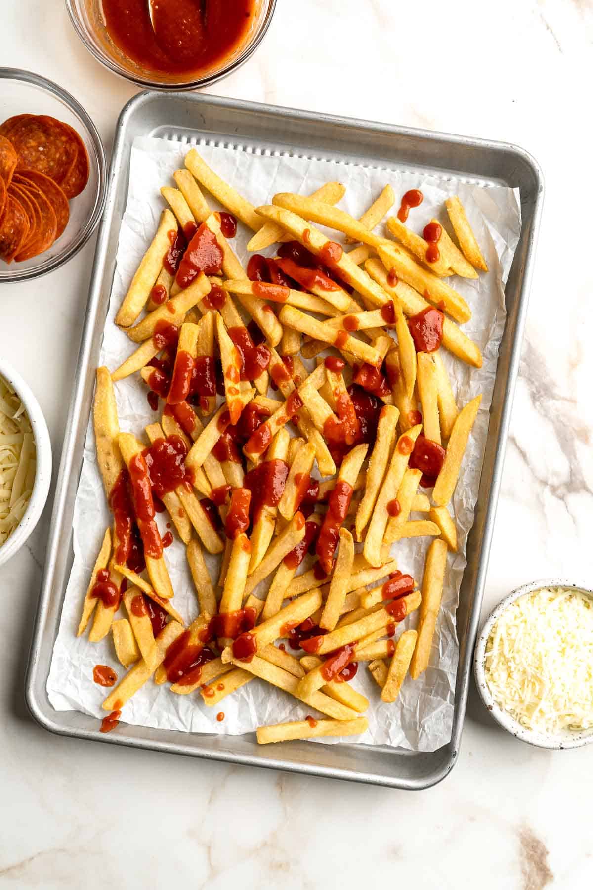 Pizza Fries - Ahead of Thyme