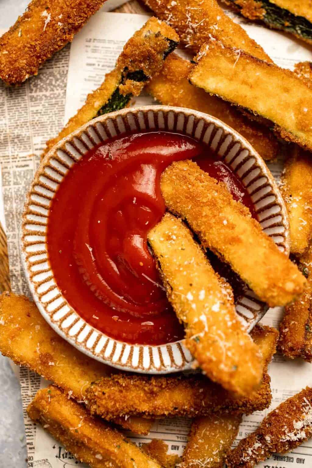 Fried Zucchini - Ahead of Thyme