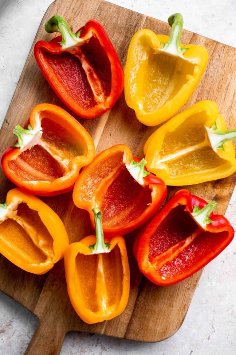 Vegetarian Stuffed Peppers - Ahead of Thyme